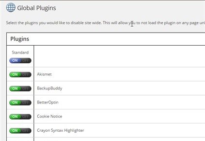 Plugin Organizer gère le chargement des plugin WordPress